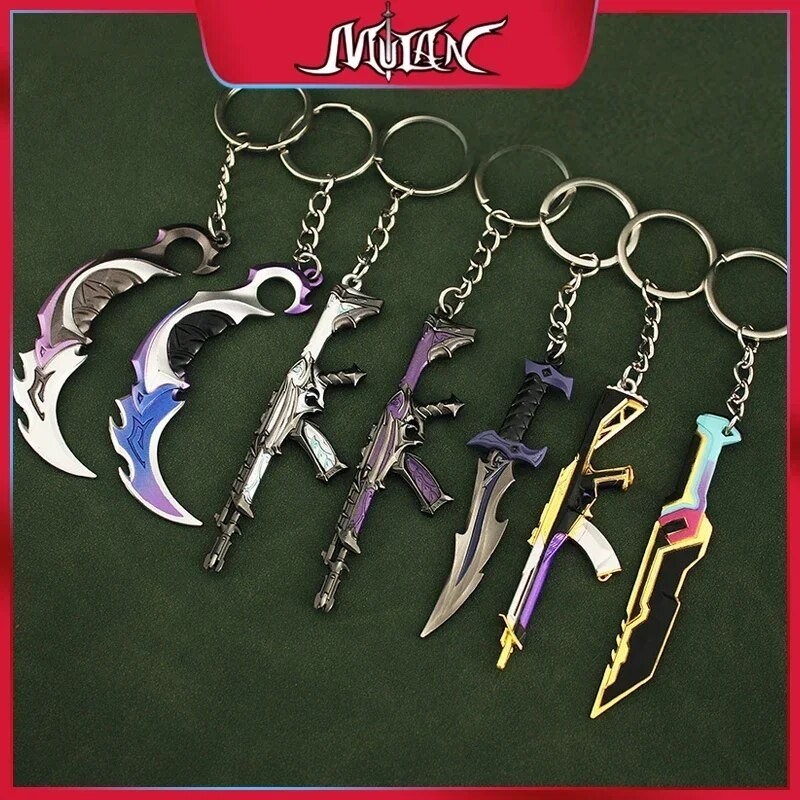 Jual Valorant Weapon Reaver Prime Vandal Claw Knife Thug M4 AK Keychain ...