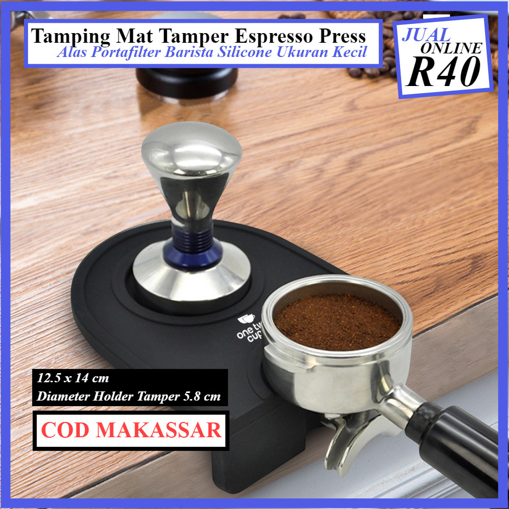 Jual Tamping Mat Tamper Espresso Press Alas Portafilter Barista ...