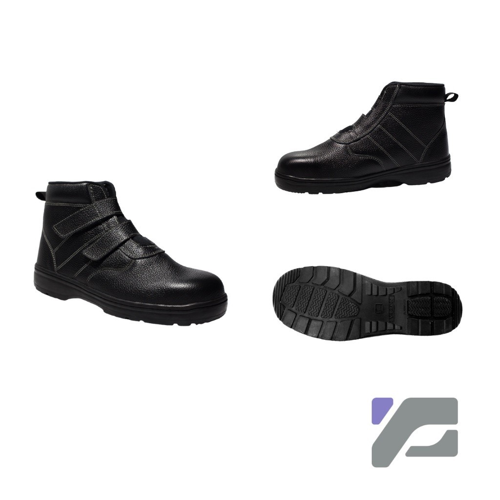 Jual Sepatu Safety Vibron 05 Velcro Mid Cut | Shopee Indonesia