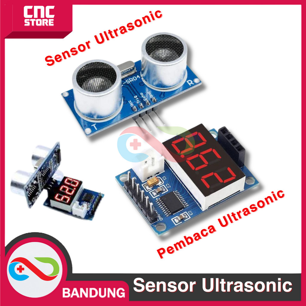 Jual MODULE PEMBACA SENSOR ULTRASONIC JARAK | Shopee Indonesia