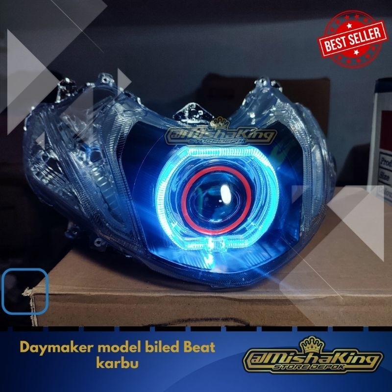 Jual lampu led biled mio m3 full set spek A2 full set reflektor ...