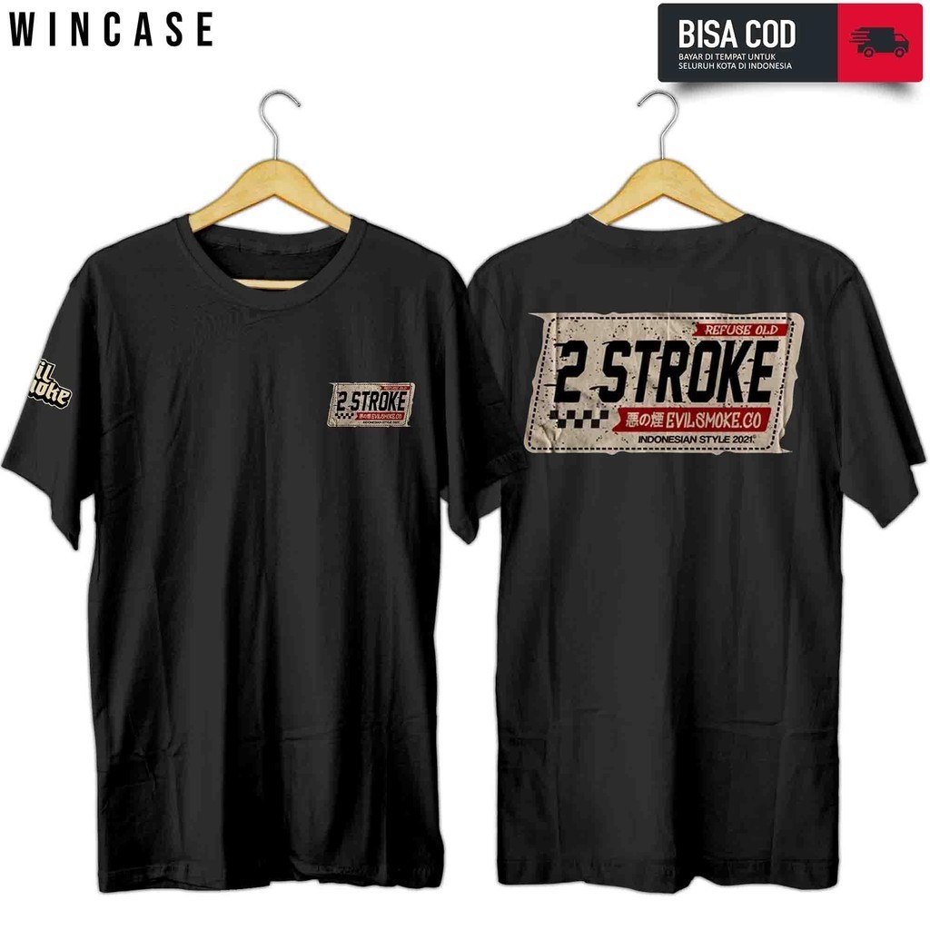 Jual Kaos 2 tak 2 stroke Evilsmoke LOGO BOX fiz r ninja rx king satria ...