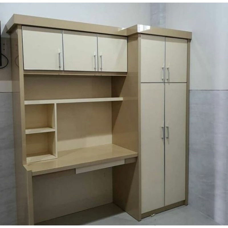 Jual lemari anak + meja belajar custom finishing HPL P80 x L50 x T200 ...
