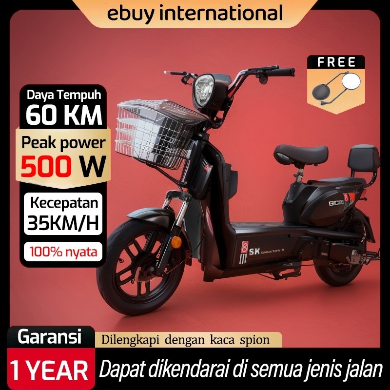 Jual promo Sepeda Listrik / Sepeda Motor Listrik 48V12A / Sepeda ...