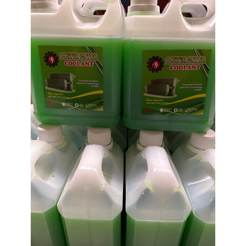 Jual Super Coolant Radiator DM 1 Liter Super Cool Green Semua Motor dan ...