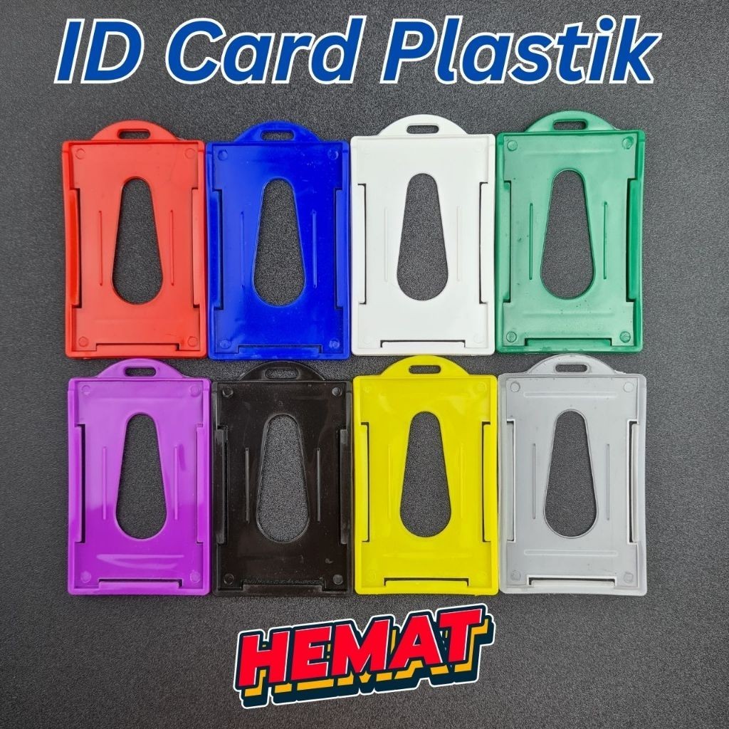 Jual ID Card Plastik Hitam / ID Card | Shopee Indonesia
