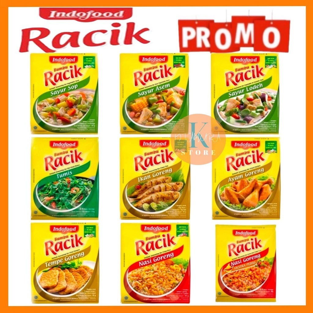 Jual BUMBU RACIK INSTAN INDOFOOD VARIAN RASA MASAKAN | Shopee Indonesia