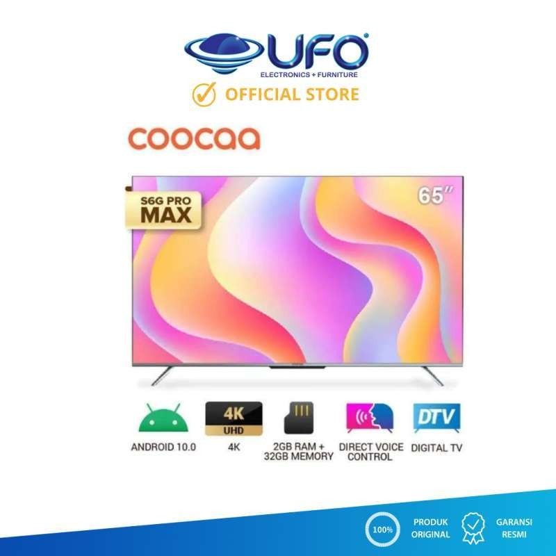 Jual Coocaa 65 inch Google TV 4K UHD LED Field Voice Control ...