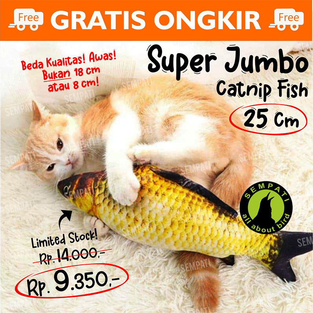 Jual Boneka Ikan Catnip Kucing Catmint Fish Mainan Gigitan Kucing ... Jual Boneka Ikan Catnip Kucing Catmint Fish Mainan Gigitan Kucing ...