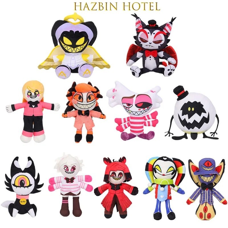 Jual Children TV Cartoon Hazbin Hotel Peluches Anime Plush Doll Charlie ...
