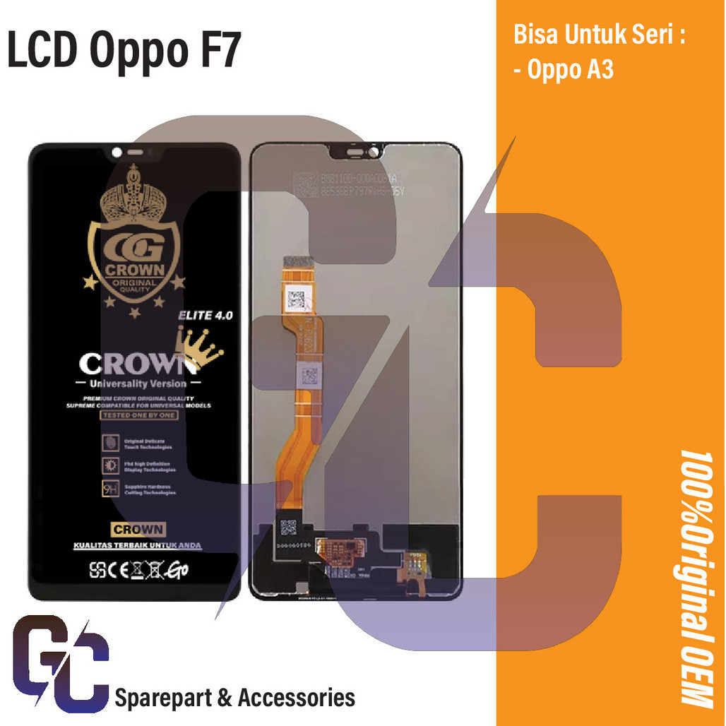 Jual LCD TOUCHSCREEN OPPO F7 - A3 ORIGINAL COMPLETE FULLSET | Shopee ...