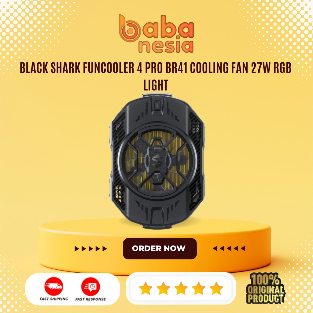 Jual BLACK SHARK FunCooler 4 PRO BR41 Cooling Fan 27W RGB Light | Shopee Indonesia