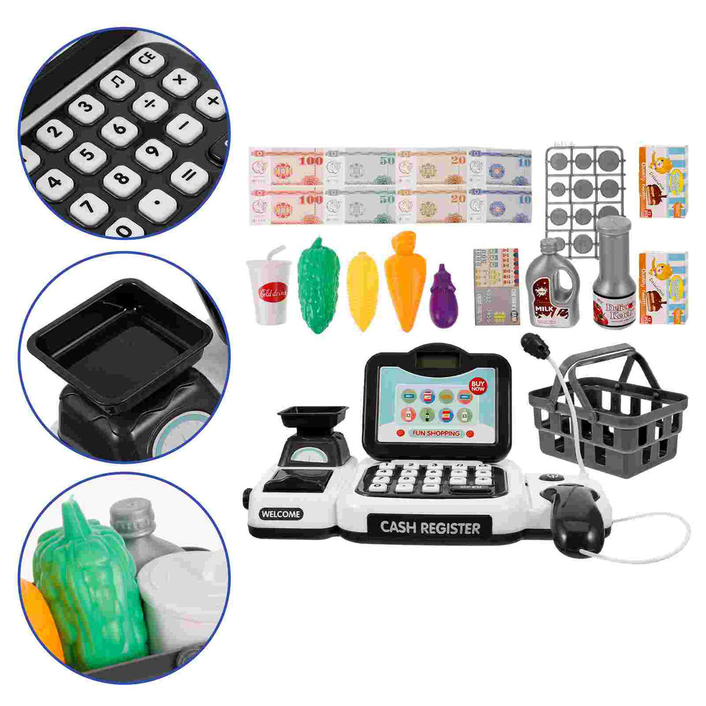 Jual Gift Cash Register Toy Simulation Supermarket Other Toys Emulation ...