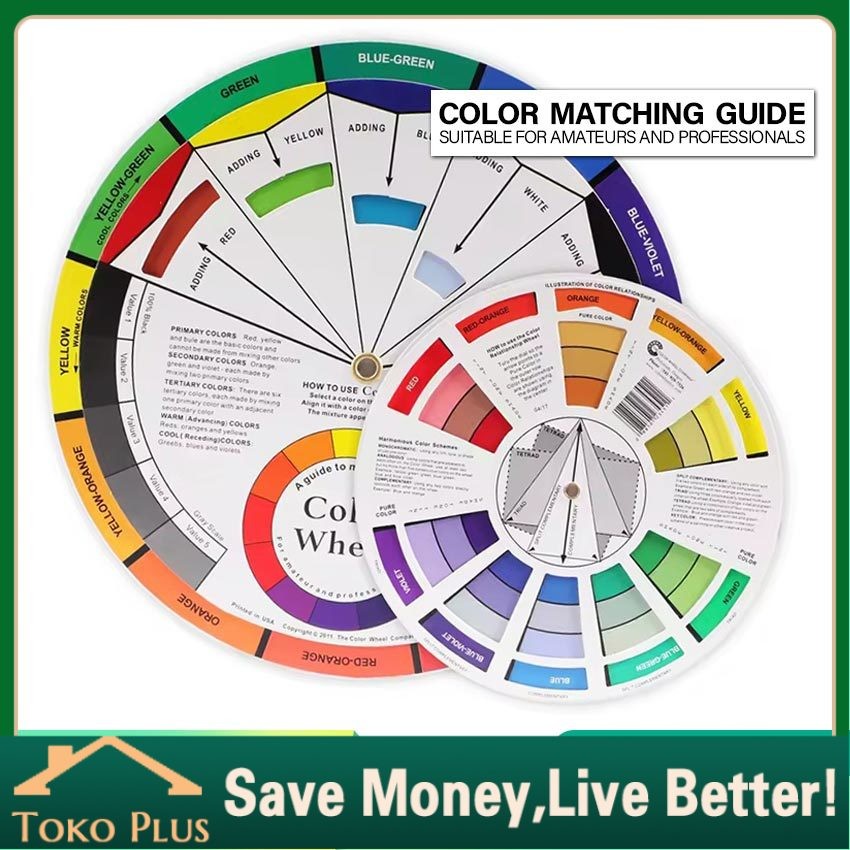 Jual Color Wheel V-TEC Vtec Color Wheel Cakra Warna for Mixing Guide ...