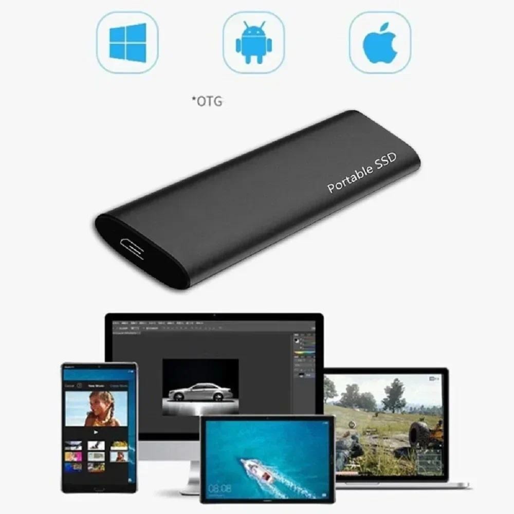 Jual Portable SSD 1TB 2TB Solid State External Hard Drive USB3.1/TYPE-C ...