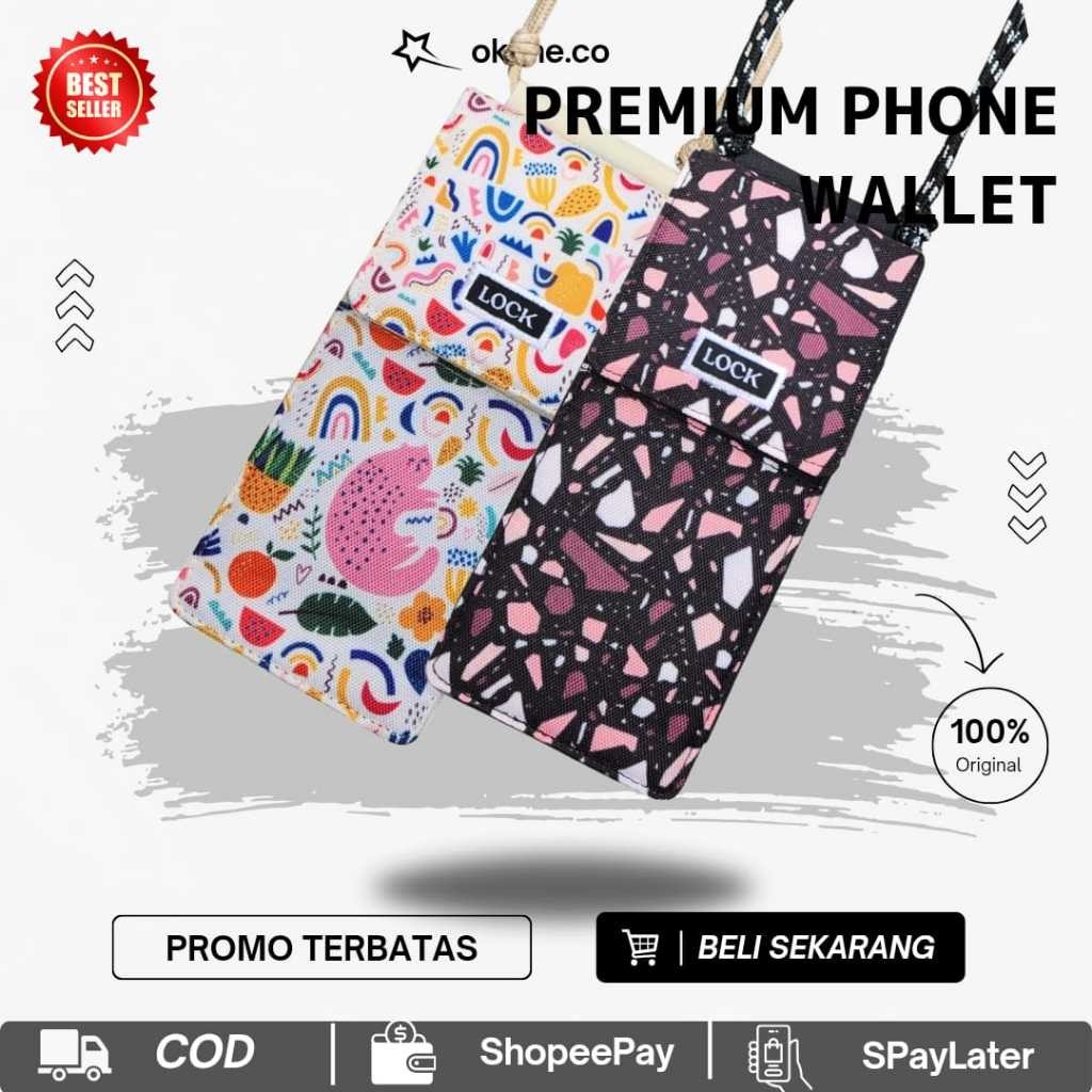 Jual Kalung Dompet Handphone Multifungsi dengan ID Card Holder dan ...