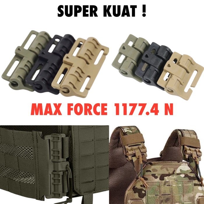 Jual Tube Quick Release QD Vest Rompi Plate Carrier Tactical Fast Tubes ...
