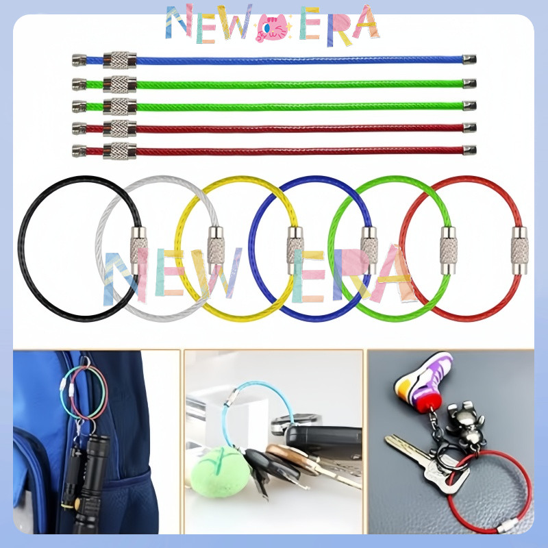 Jual NewEra Tali Carabiner Warna-Warni Karabiner Metal Stainless Steel ...