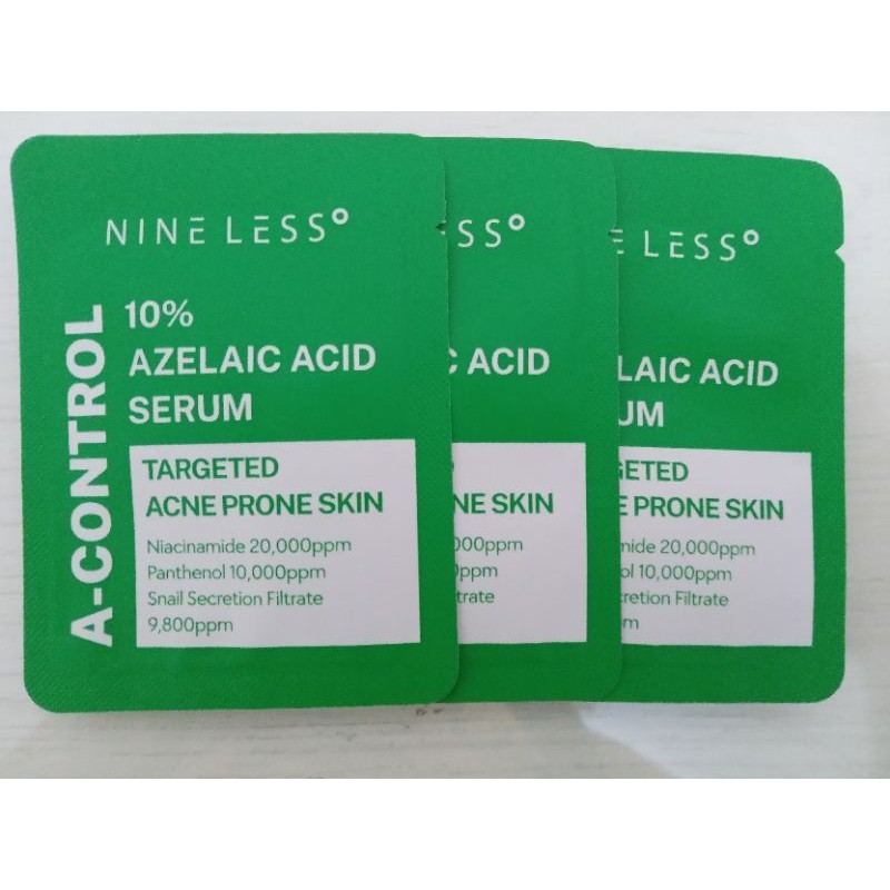 Jual NINELESS - A-Control 10% Azelaic Acid Serum 2ml x3 sachets ...