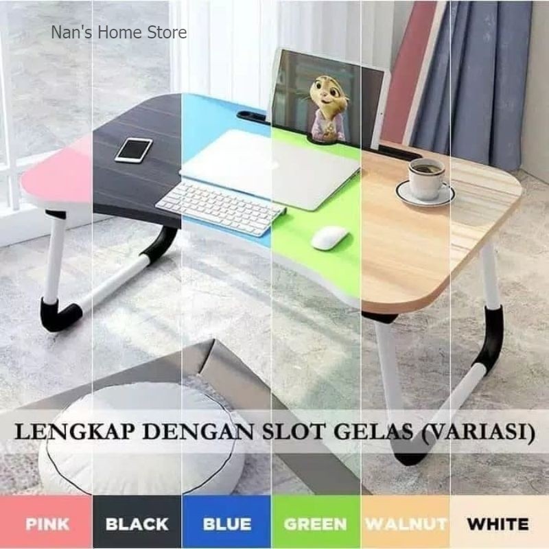 Jual Stand Meja Laptop Lipat Foldable Notebook Desk Table - ukuran ...