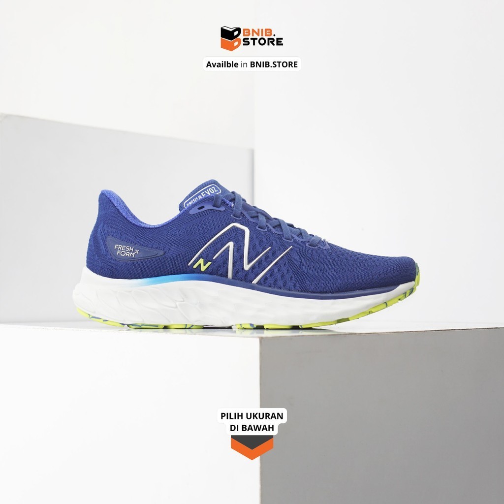 Jual Sepatu Running New balance Fresh Foam EVOZ V3 Marine Blue Thirty ...