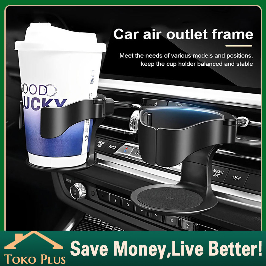 Jual Car Cup Holder Mobil Botol Minum Air Vent AC Jepit Tempat Minum ...