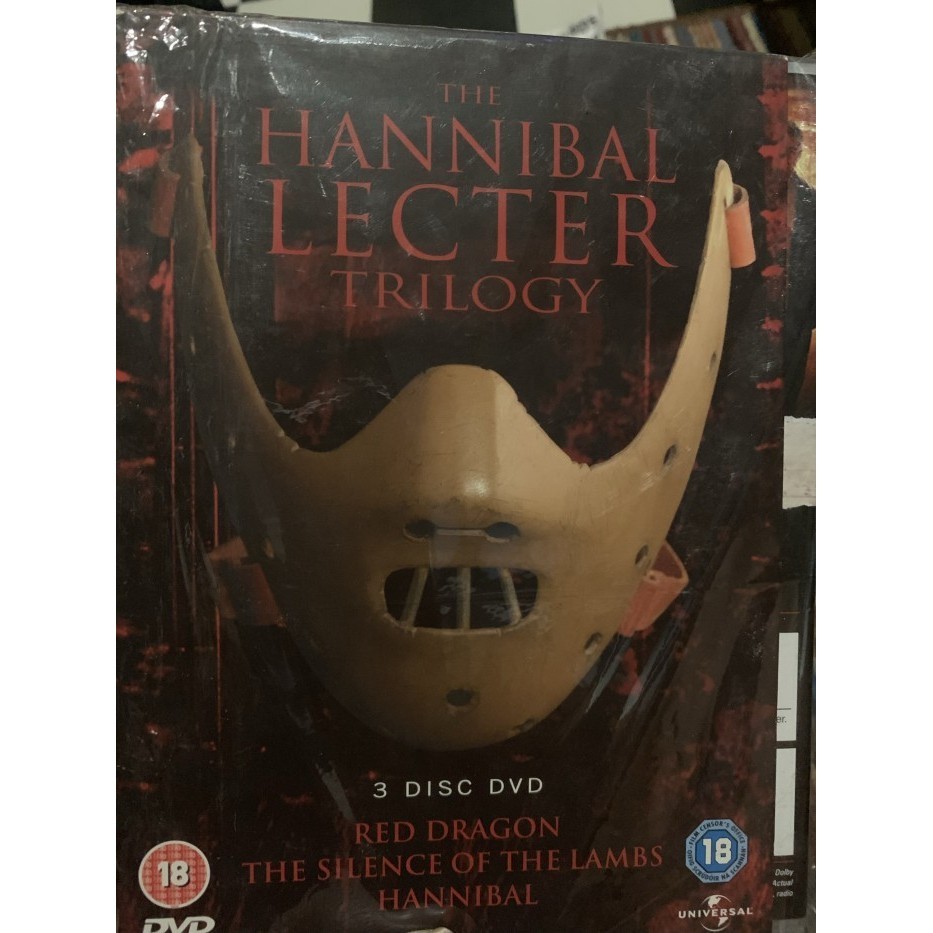 Jual BOXSET DVD ORI SILENCE OF THE LAMBS HANNIBAL LECTER TRILOGY RED DRAGON | Shopee Indonesia