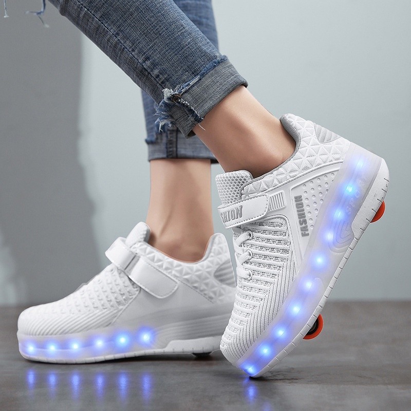 Jual Sepatu Roda Heelys LED Penjualan Langsung Pengisian Heelys Pria ...