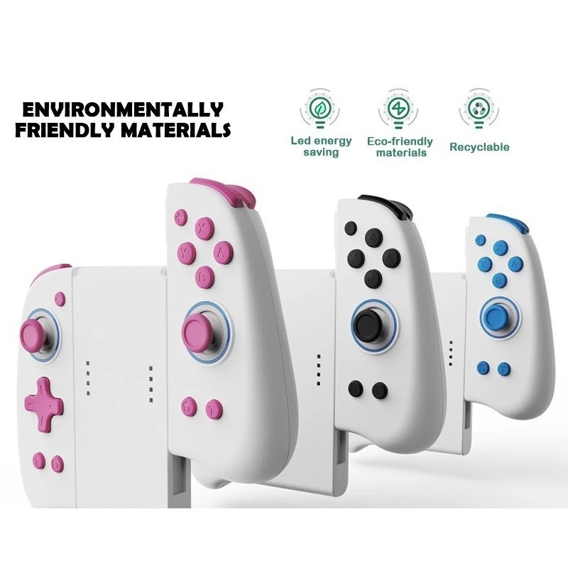 Jual Joycon Controller Wireless With Led Light Rgb For Nintendo Switch v2 v1 Putih Biru Lianyou ...