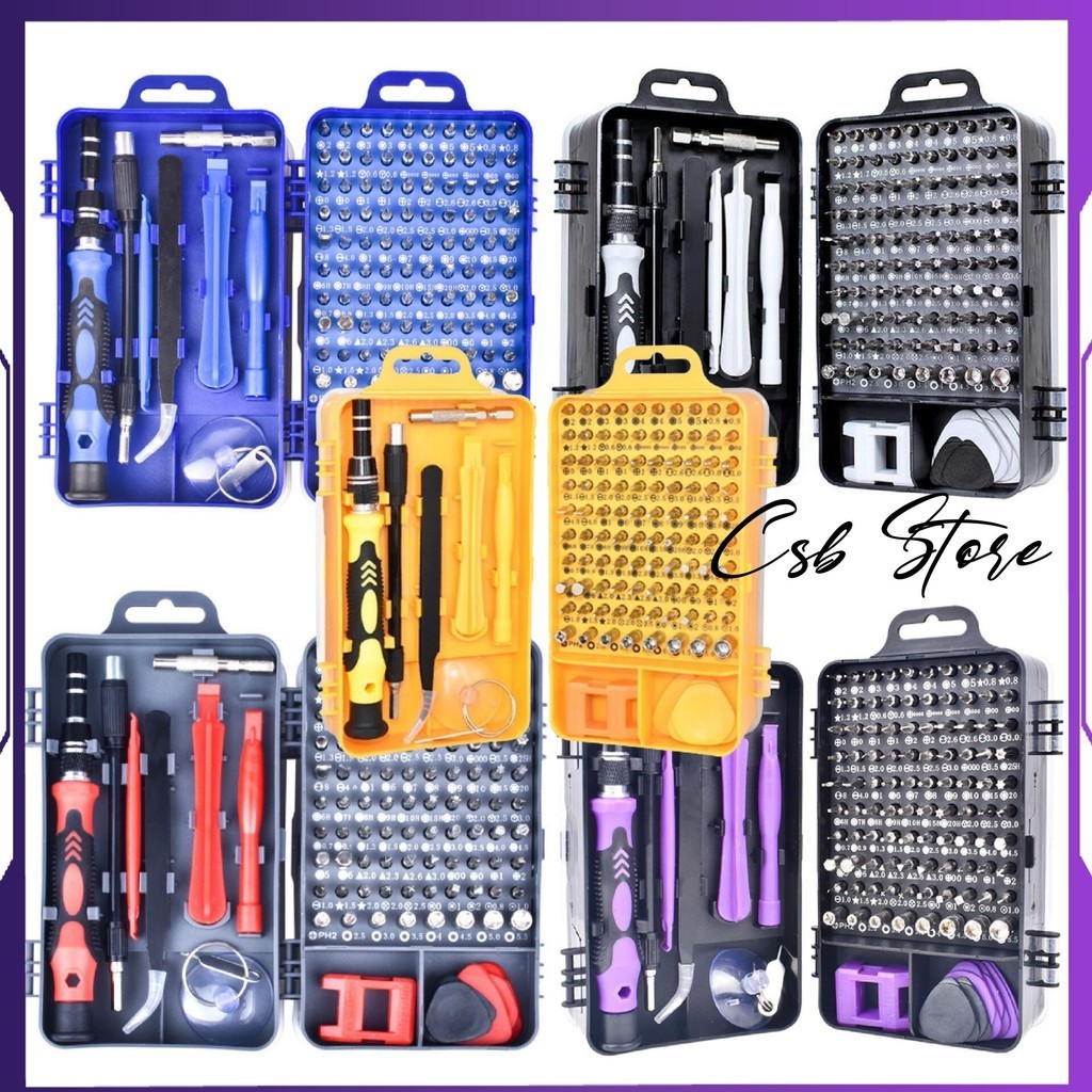 Jual Obeng Set Multifungsi 115 In 1 Alat Perbaikan Hp Komputer Mainan Anak Dan Elektronik ...