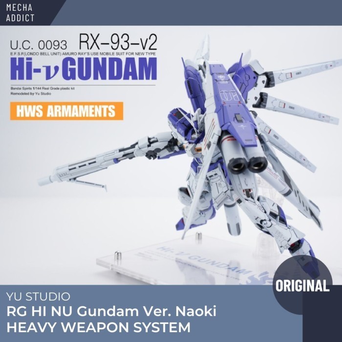 Jual RG Hi Nu Gundam HWS Ver. NAOKI Resin Conversion Dress Kit by Yu ...