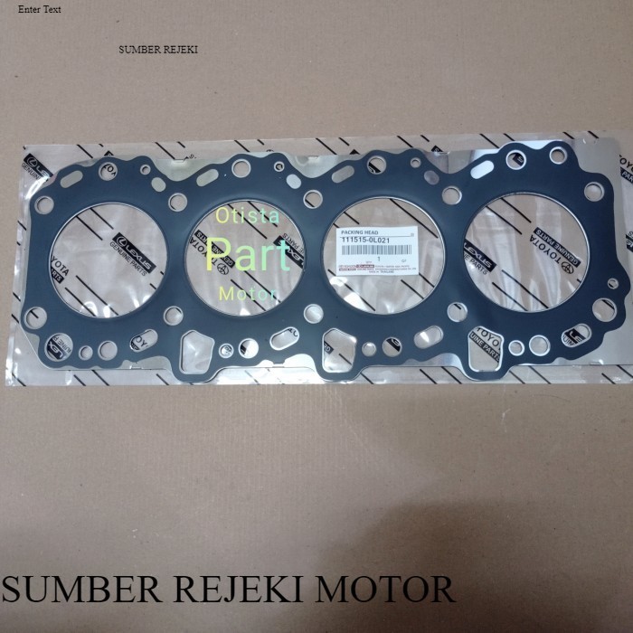 Jual PACKING ONLY CYLINDER HEAD INNOVA FORTUNER HILUX HIACE DIESEL 2KD ...