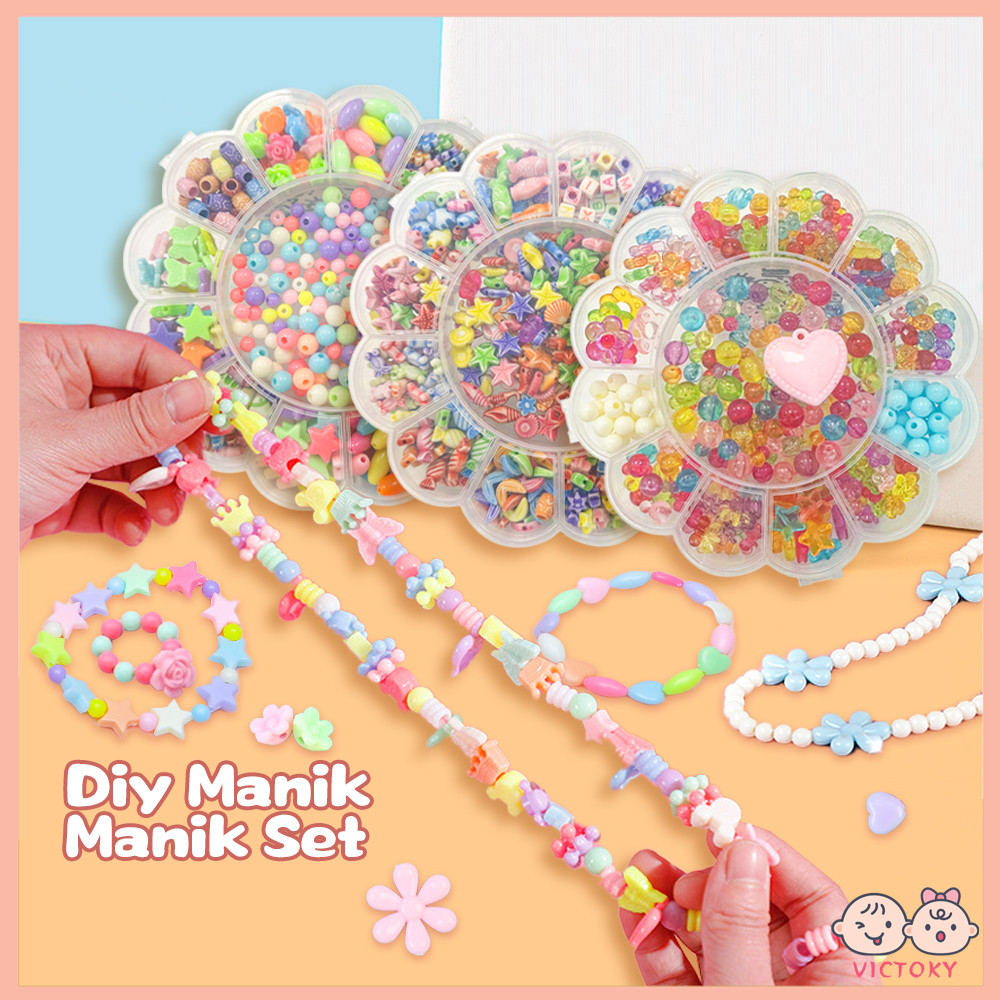 Jual VICTOKY DIY Gelang Kalung Anak Perempuan Gelang Manik Manik ...