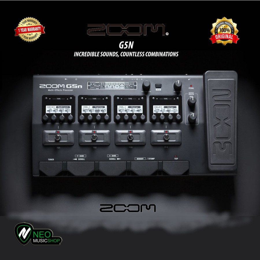 Jual ZOOM G5N Guitar Multi Effect Processor | Shopee Indonesia