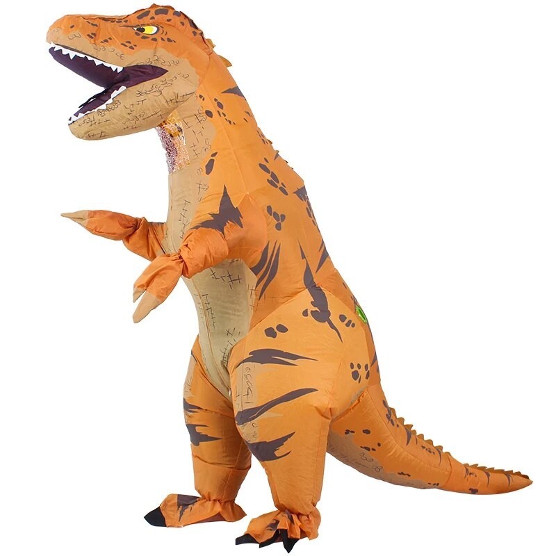 Jual Inflatable T Rex Costume For Adult Blow Up Dinosaur Costume Funny
