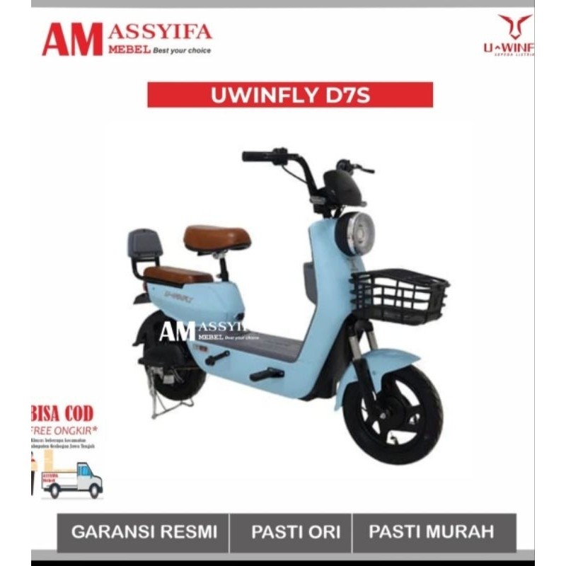 Jual SEPEDA LISTRIK UWINFLY D7S Series ORIGINAL 100% BERGARANSI RESMI ...