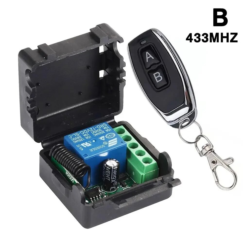 Jual 433Mhz Universal Wireless Remote Control Switch DC 12V Relay ...