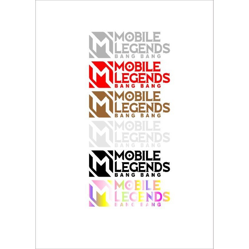 Jual STICKER MOBILE LEGENDS BANG BANG CUTTING | Shopee Indonesia