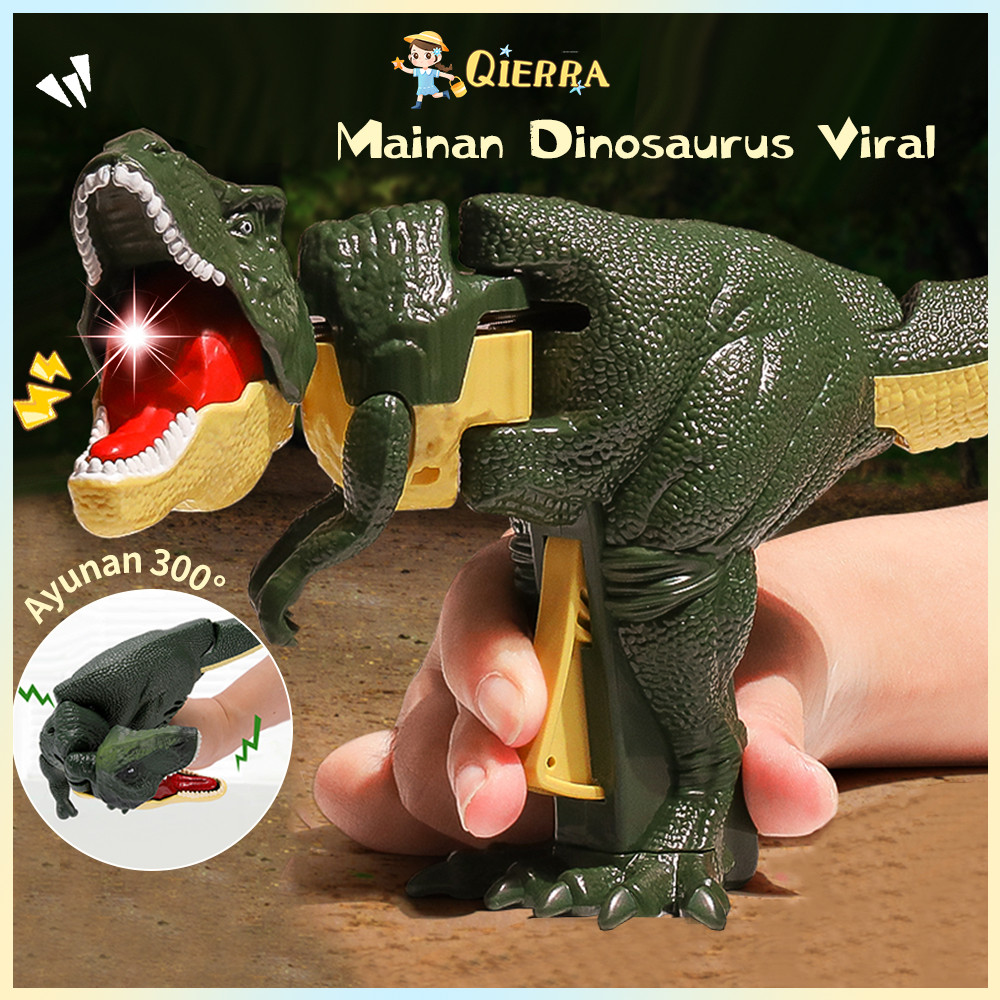 Jual Qierra Mainan Dinosaurus Viral Anak Dinosaurus Tekan Bersuara ...