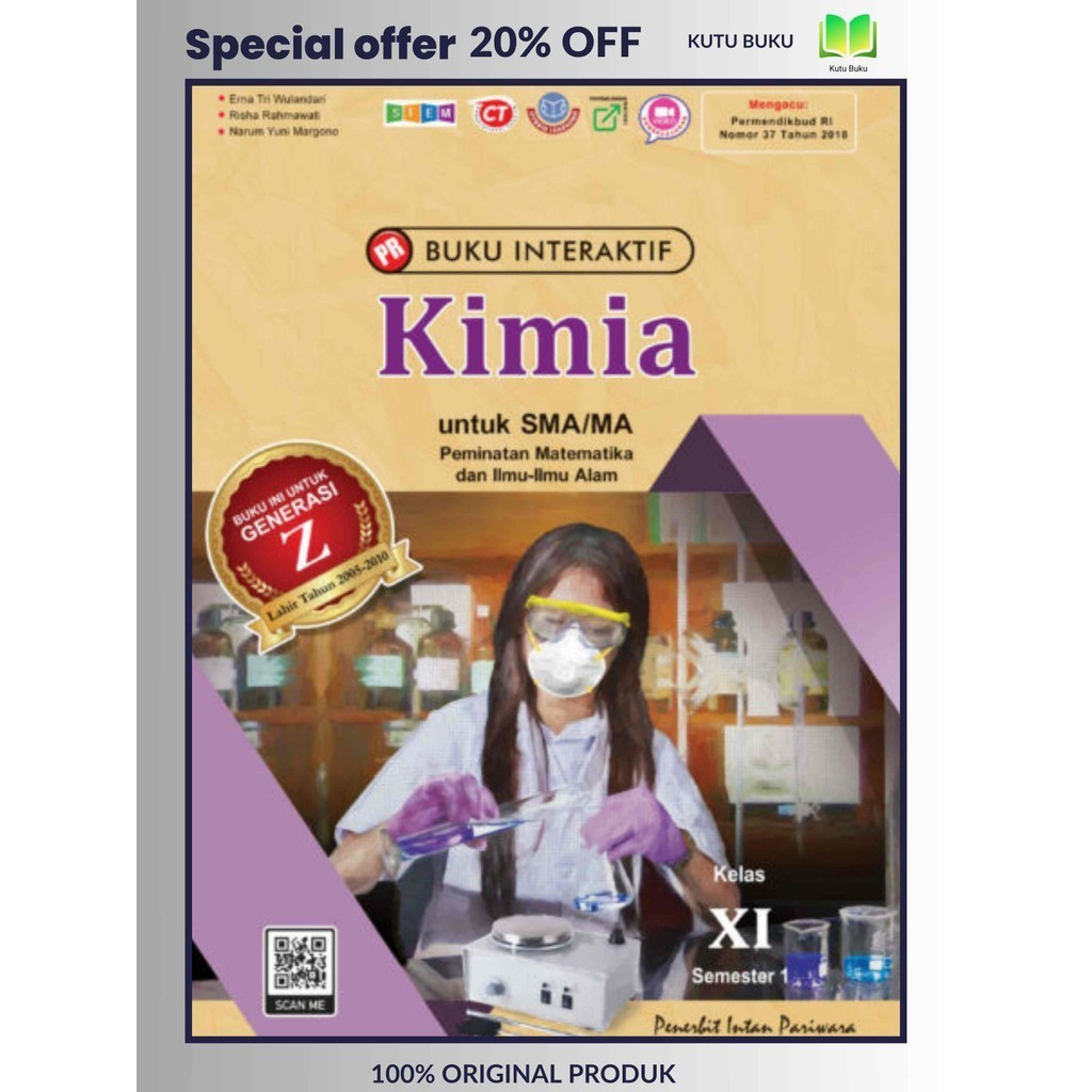 Jual Buku Pr/Lks Kimia K13 SMA/MA Kelas 11/XI Semester 1 Intan pariwara Tahun 2024 Edisi Baru ...