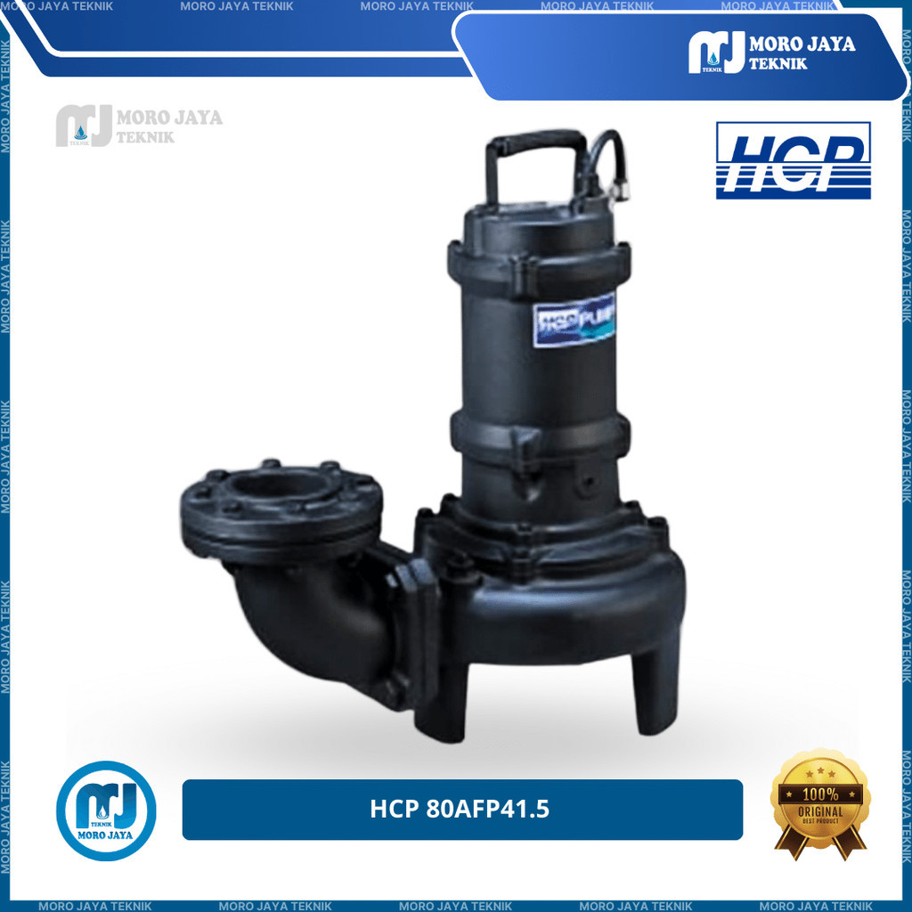 Jual Pompa Celup Air Kotor Air Limbah HCP 80AFU41.5 2HP 1,5KW 380V 3 inch | Shopee Indonesia