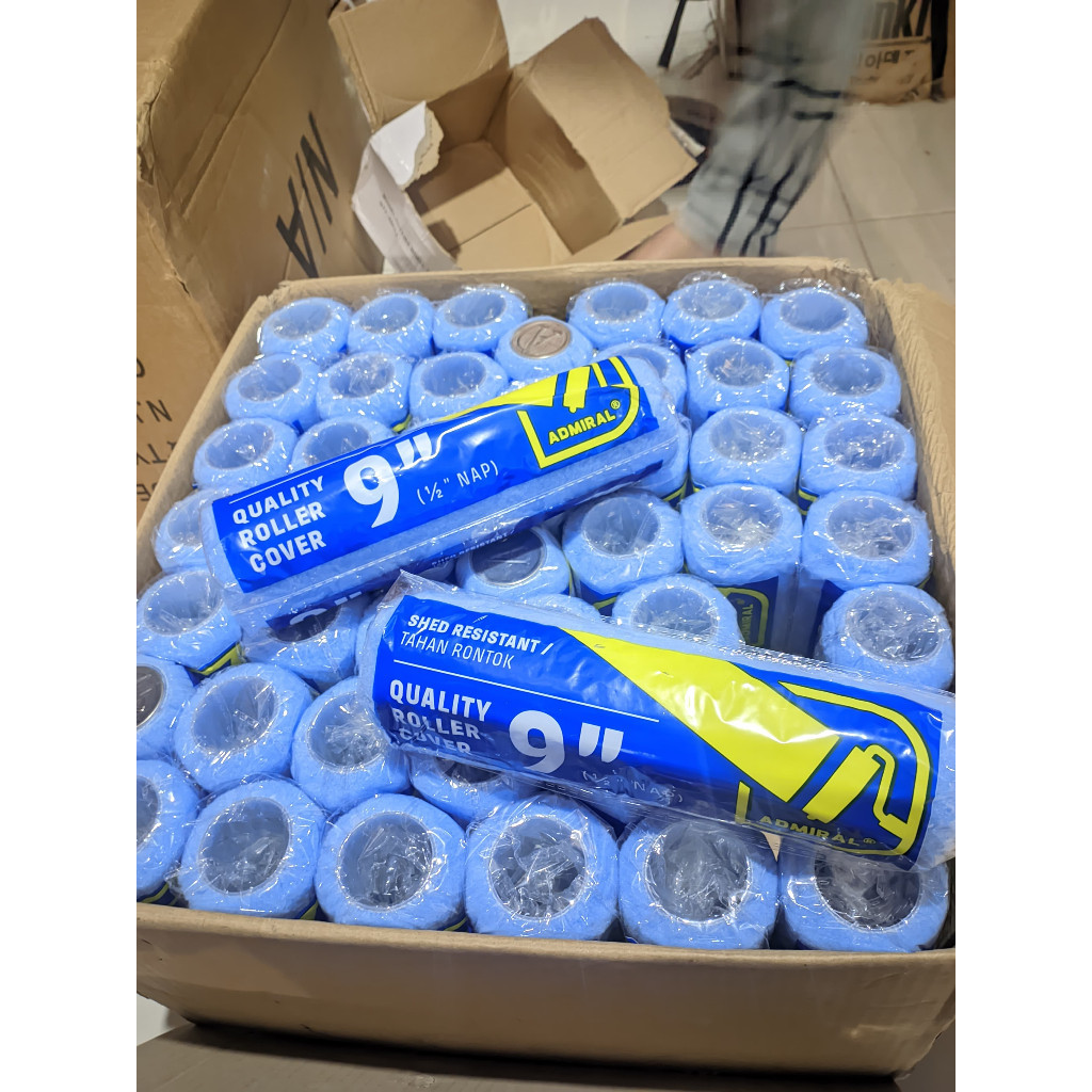 Jual Busa Roll Cat Besar 9inch Refill Bulu Rol Refil Kuas Roll Cat ...
