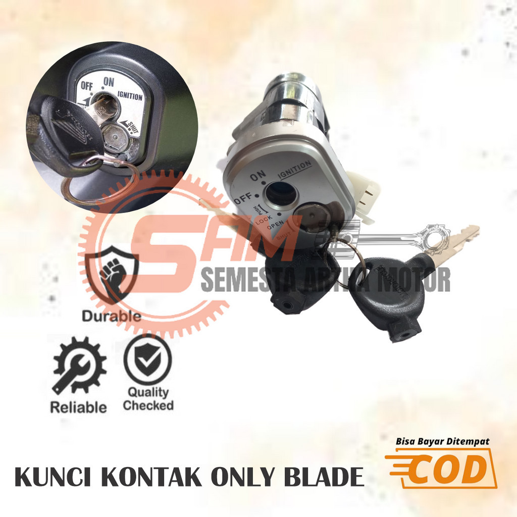 Jual Kunci Kontak Blade Revo Absolute Motor Matic Honda Switch Stater ...