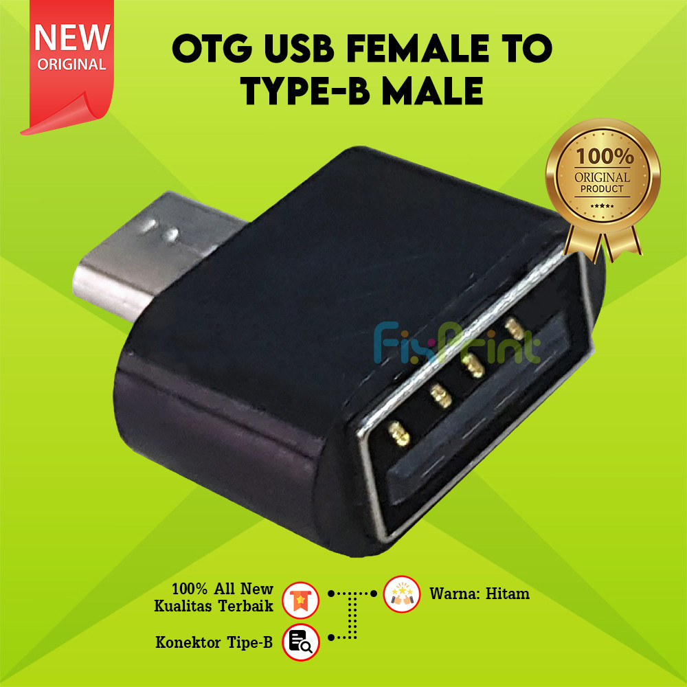 Jual OTG USB Type C Female to Type B Male Adaptor Converter, OTG USB Tipe C to Tipe B, OTG ...