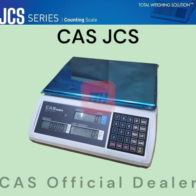 Jual TIMBANGAN COUNTING, HITUNG pcs, DIGITAL, MEJA, CAS JCS 3 - 30 kg | Shopee Indonesia