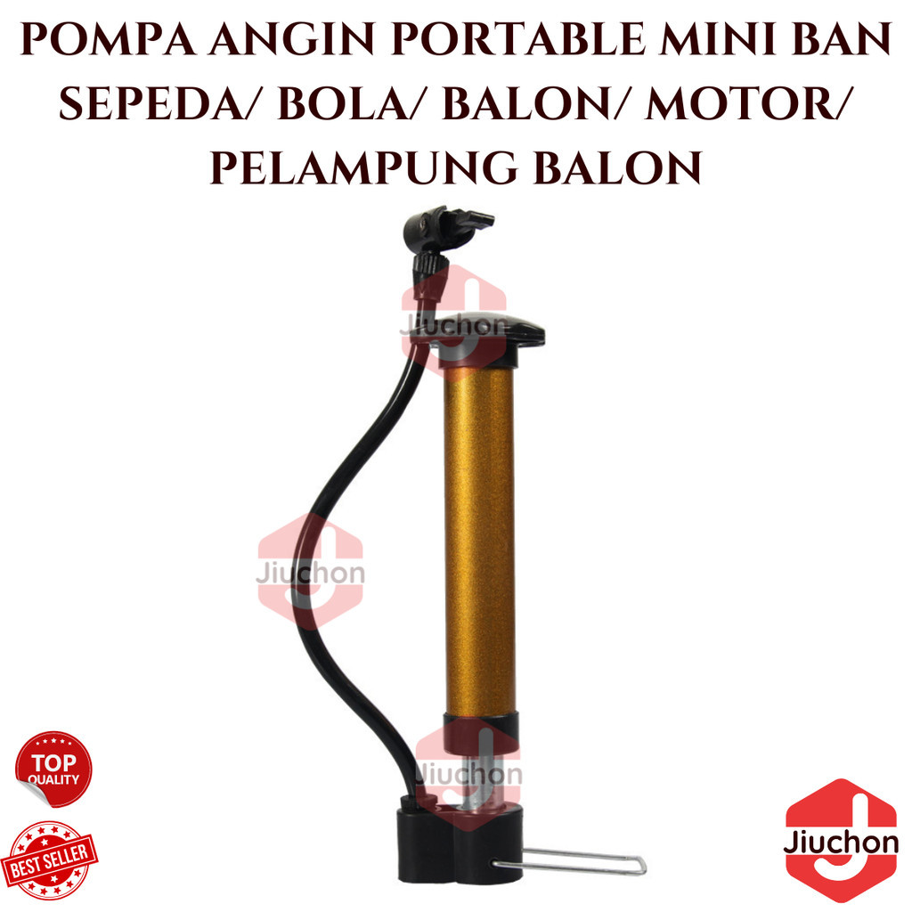 Jual JIUCHON POMPA ANGIN PORTABLE MINI BAN SEPEDA/ BOLA/ BALON/ MOTOR ...