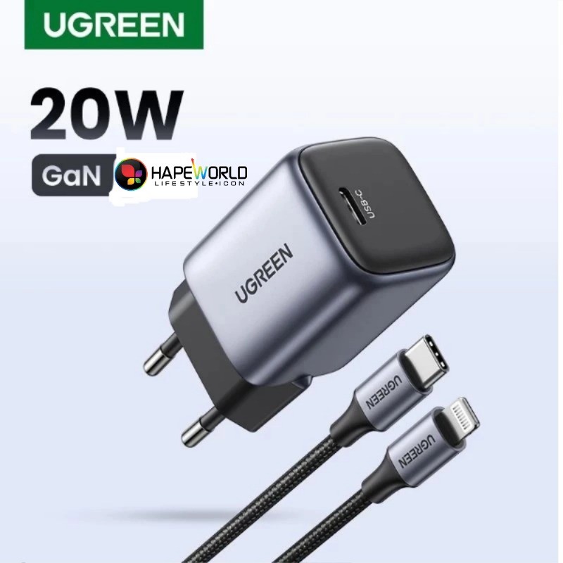 Jual Ugreen GaN Charger 20 MODEL X512 65005/65003 | Shopee Indonesia