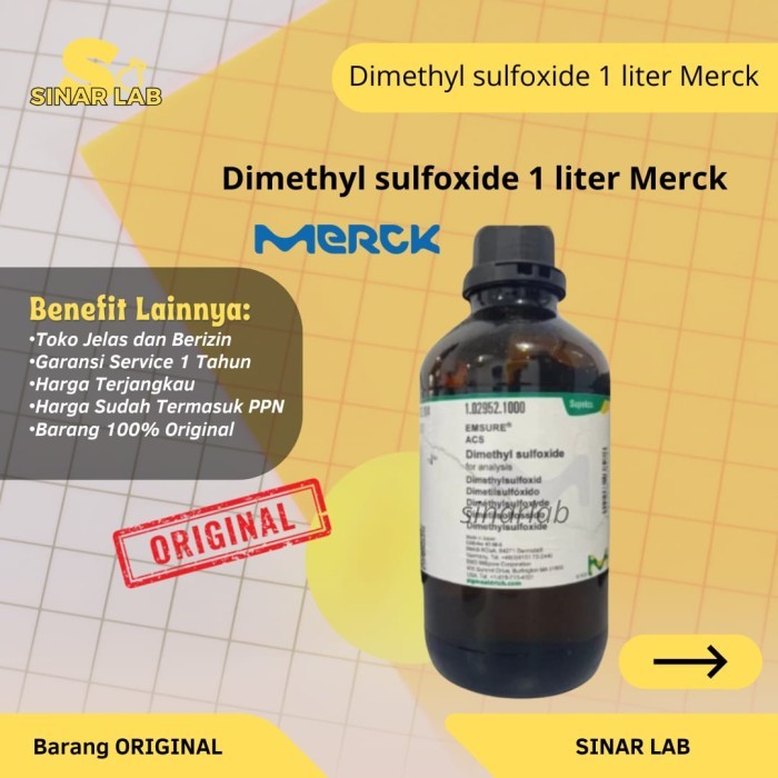 Jual Dimethyl sulfoxide 1 liter Merck | Shopee Indonesia