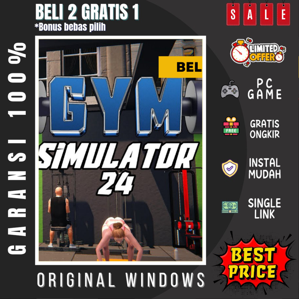 Jual GYM SIMULATOR 24 - GAME PC - GAME LAPTOP - PC GAMES - BELI 2 ...