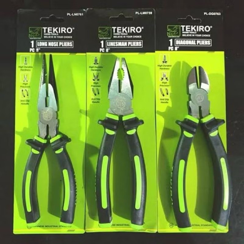 Jual (gd) Tekiro paket tang set 8" inch 4,5" inch tekiro tang kombinasi ...